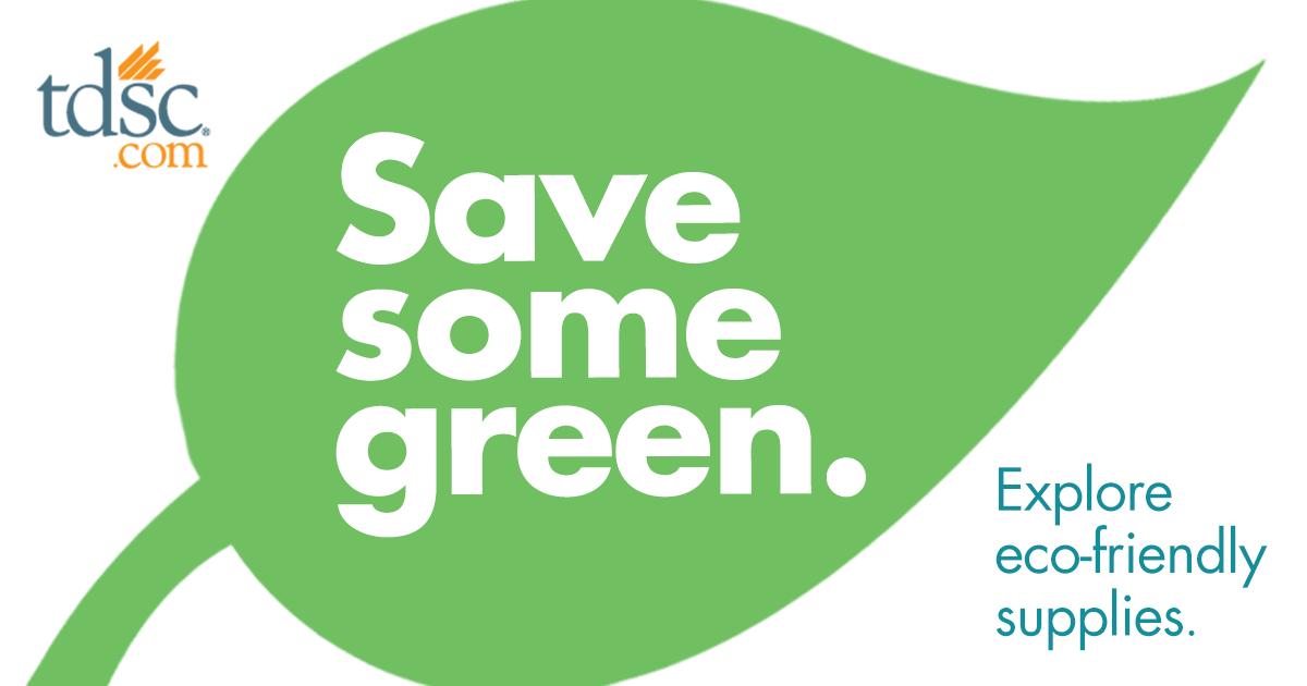 Save some green with eco-friendly supplies